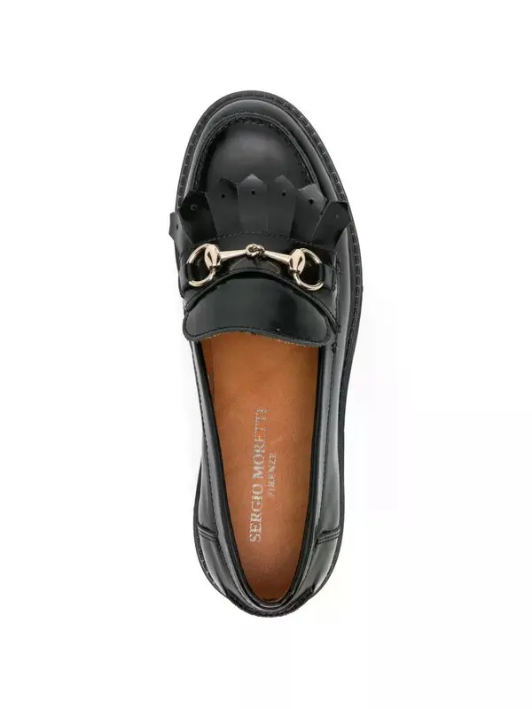 SERGIO MORETTI FIRENZE Horsebit Kiltie Loafers