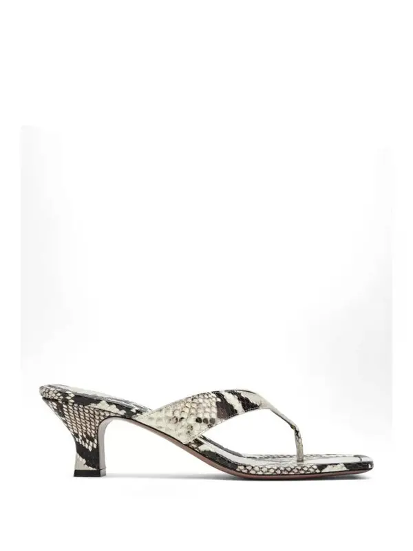 Paris Texas Portofino Snakeskin-effect Sandals