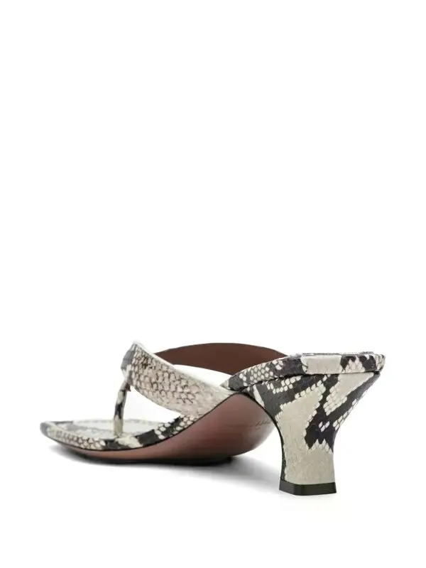 Paris Texas Portofino Snakeskin-effect Sandals