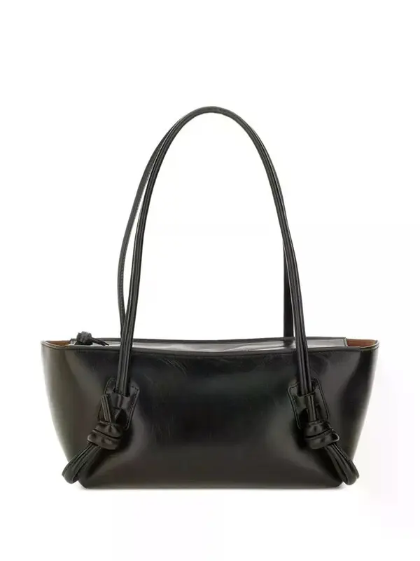 Hereu Fleca Knot-detail Leather Shoulder Bag