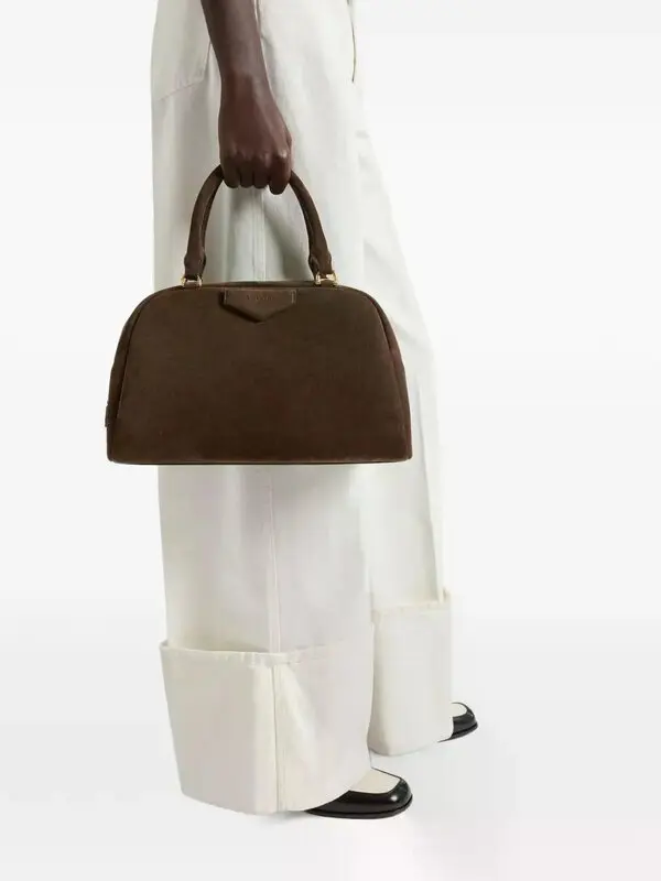 Givenchy Antigona Suede Tote - Brown