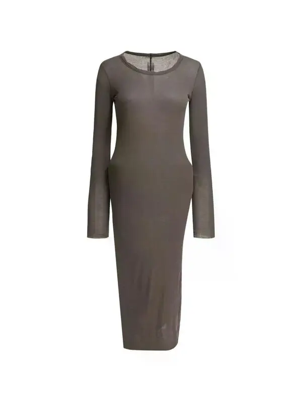 Rick Owens Long-sleeve Midi Dress