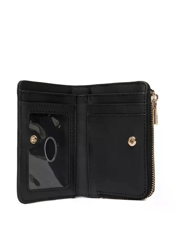 Guess Laurel 4g-logo Patterned Wallet - Grey