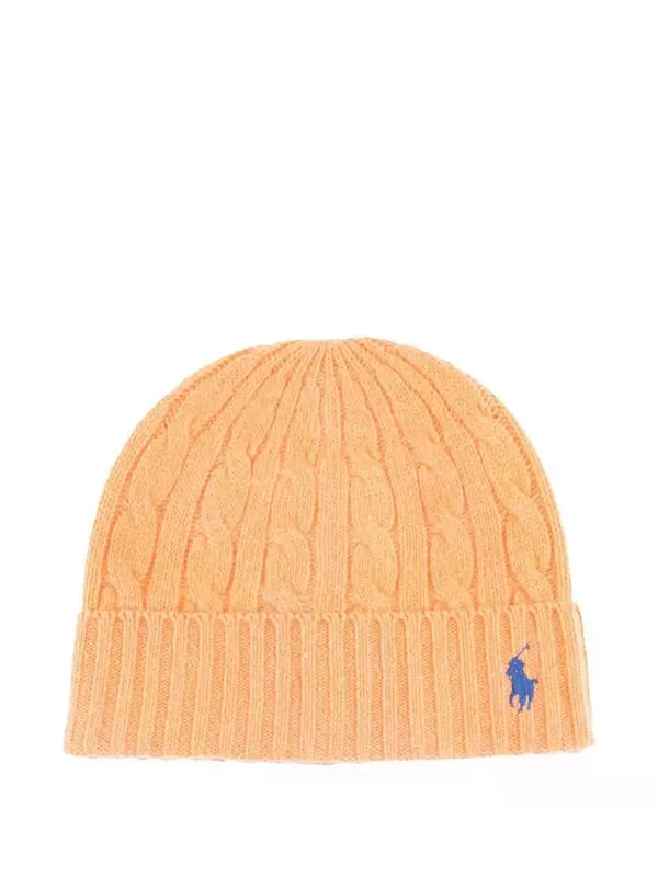 Polo Ralph Lauren Cable-knit Beanie - Orange