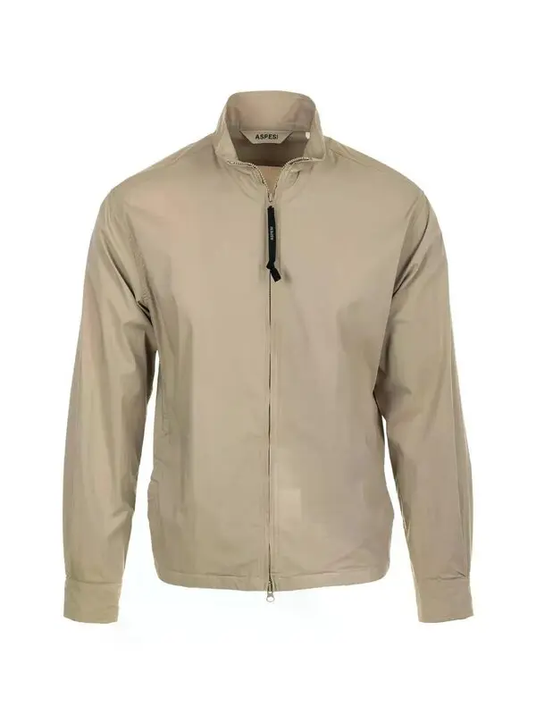 Aspesi Kong High-neck Zip-up Jacket - Neutrals