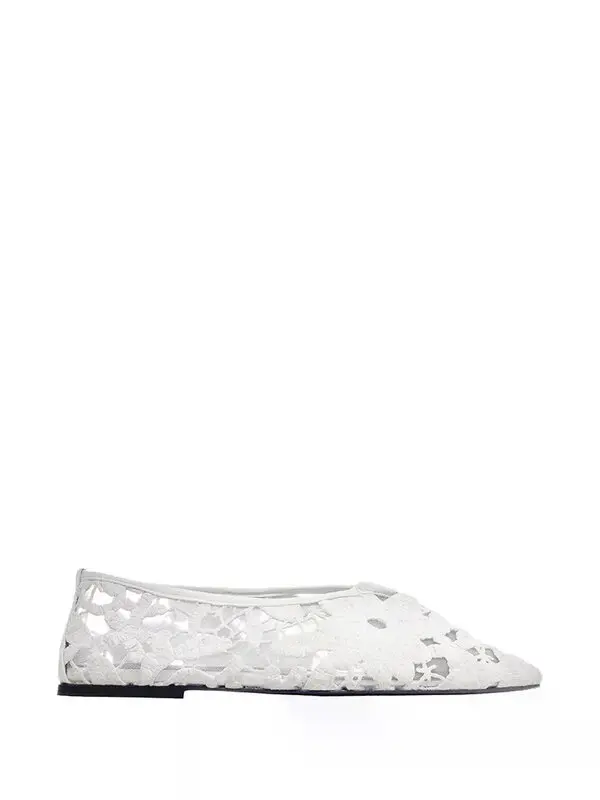VANDA NOVAK Jasmine Lace Ballerina Flats