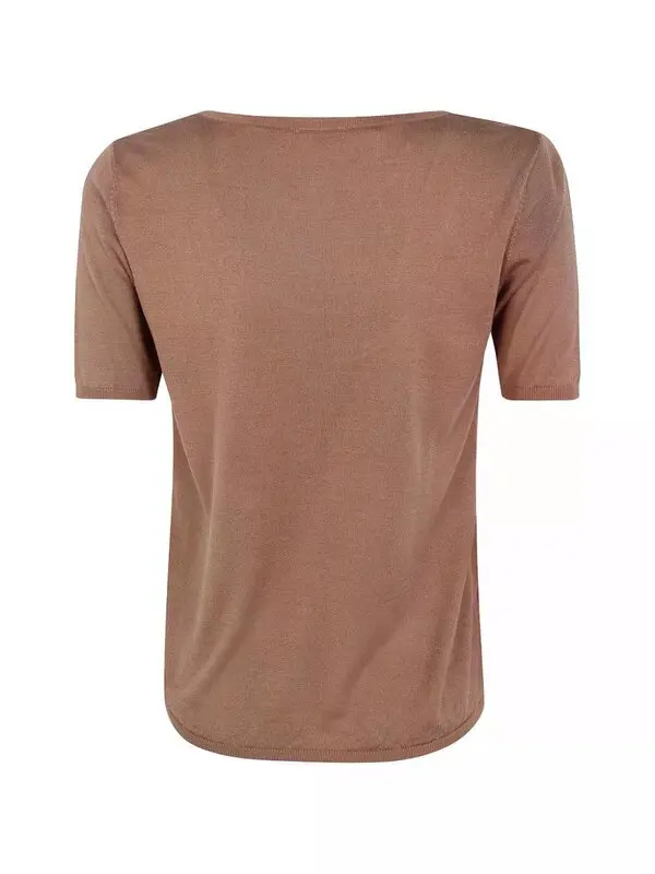 Rossopuro Scoop-neck T-shirt - Neutrals