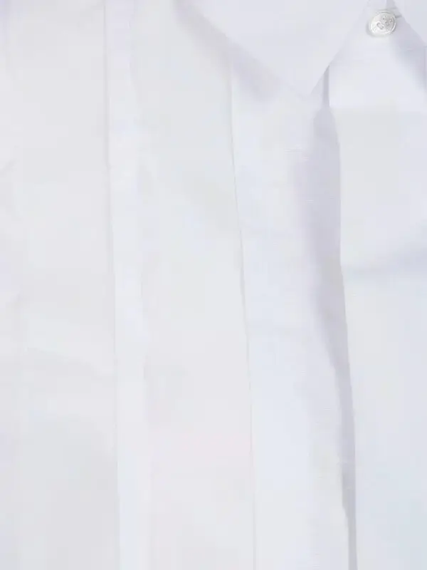 Sacai Pleated Sleeveless Shirt - White