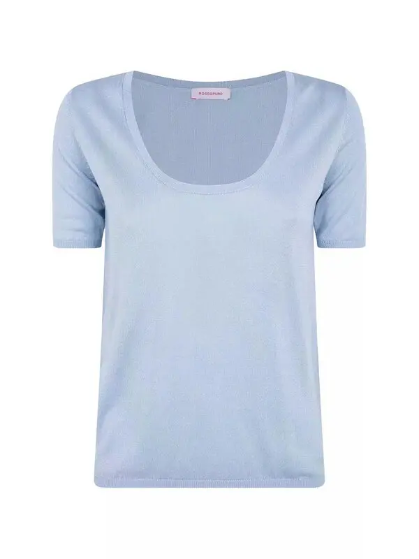 Rossopuro Silk T-shirt - Blue