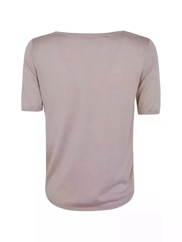 Rossopuro Silk T-shirt - Neutrals