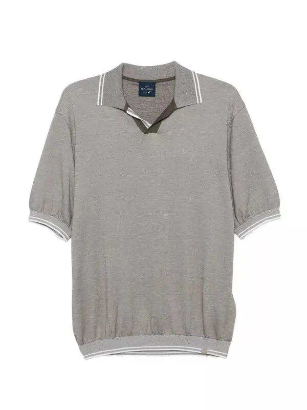 Paul & Shark Striped-trim T-shirt