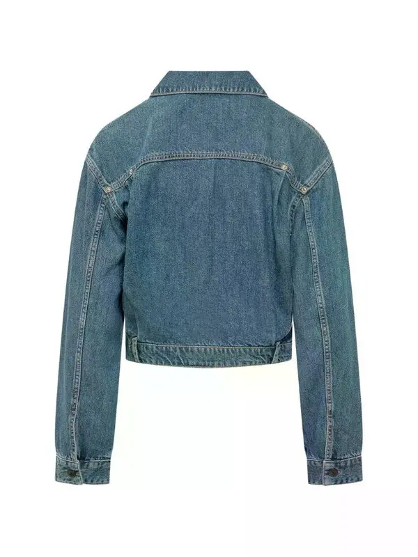 IRO PARIS Jaky Panelled Denim Jacket - Blue