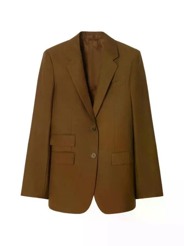 Burberry Wool Mohair Tailored Jacket