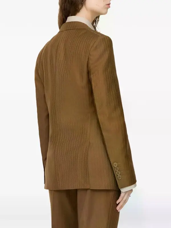 Burberry Wool Mohair Tailored Jacket