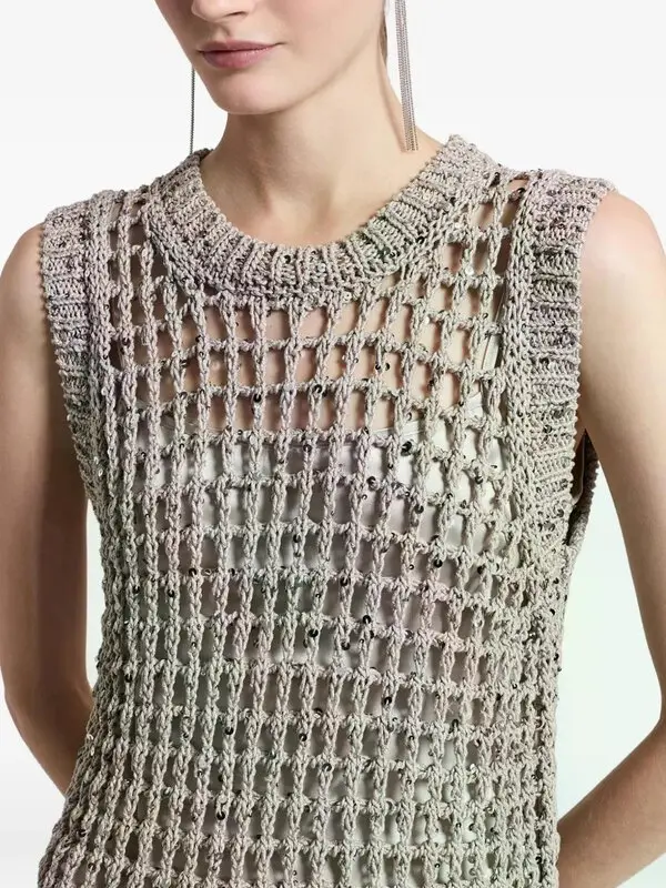 Peserico Open-knit Top