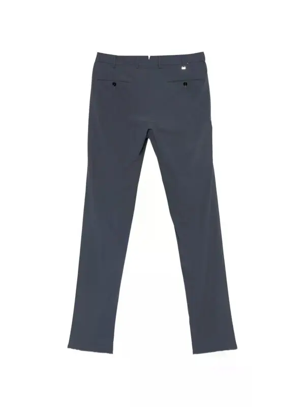 PT TORINO Logo-plaque Tailored Trousers - Blue