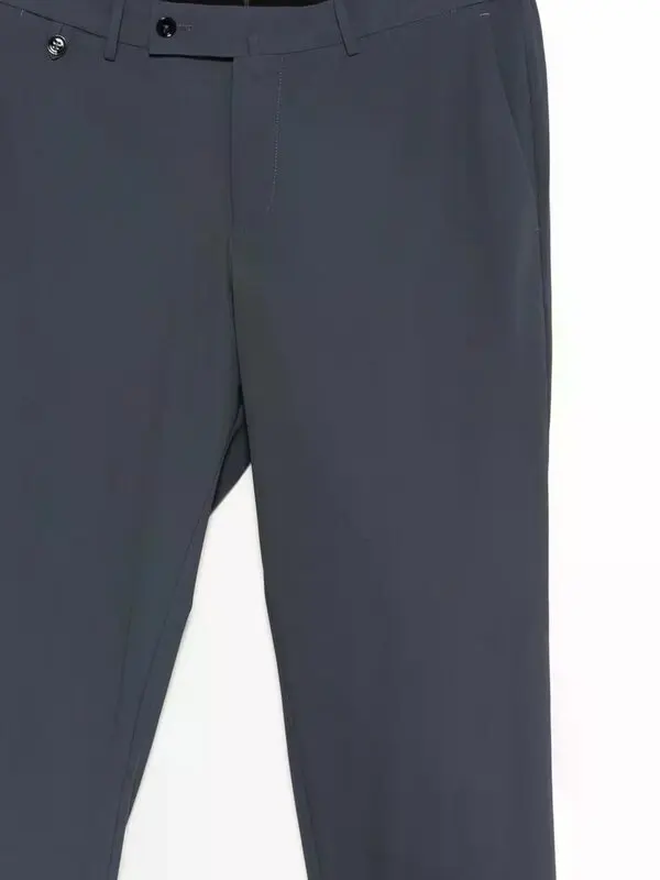 PT TORINO Logo-plaque Tailored Trousers - Blue