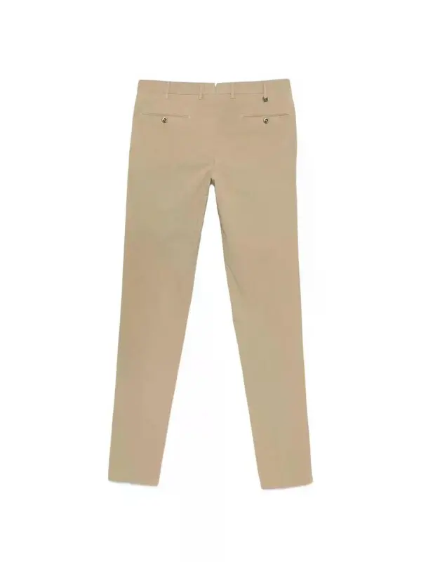 PT TORINO Belt-loop Pocket Trousers - Neutrals