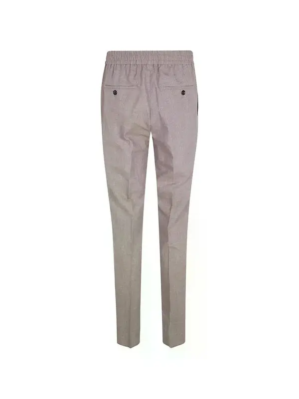 Incotex Pleated Drawstring Trousers - Neutrals