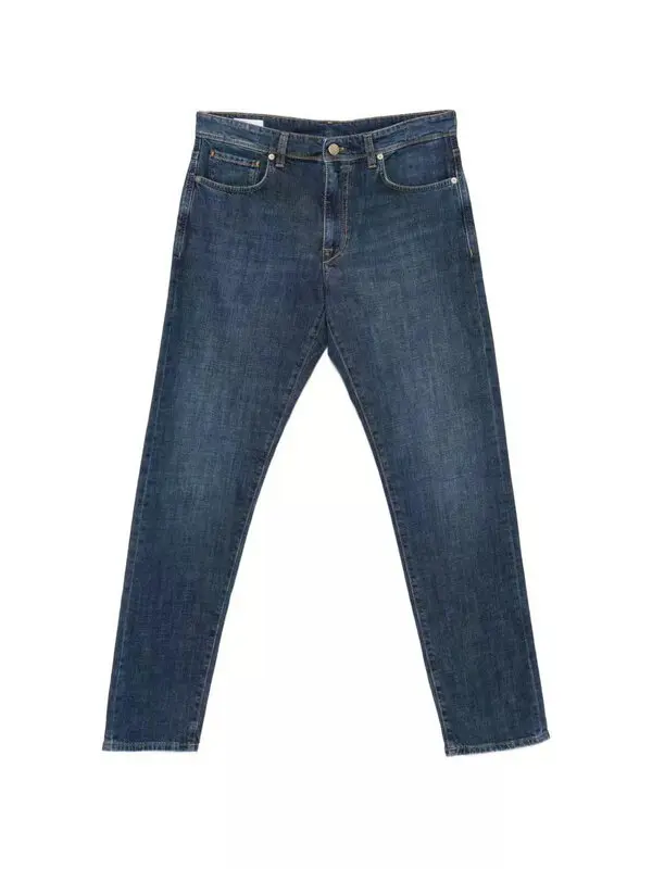 Incotex Logo-patch Belt-loop Jeans