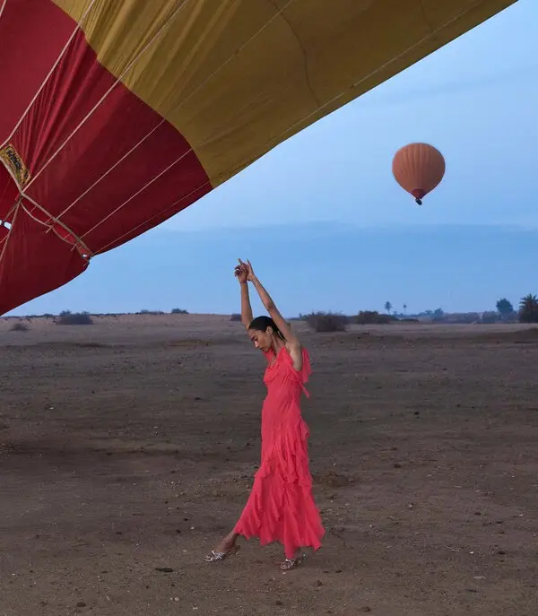 DÔEN Zelia Maxi Dress - Bougainvillea