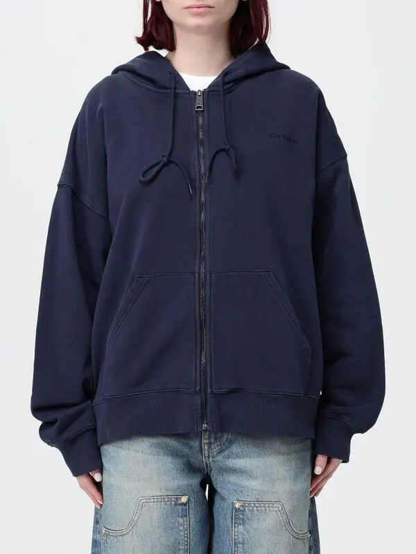 Carhartt Work In Progress Cotton Hoodie - Black