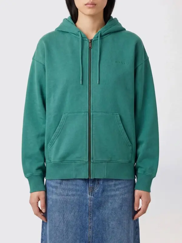 Carhartt Work In Progress Full Zip Hoodie - Green