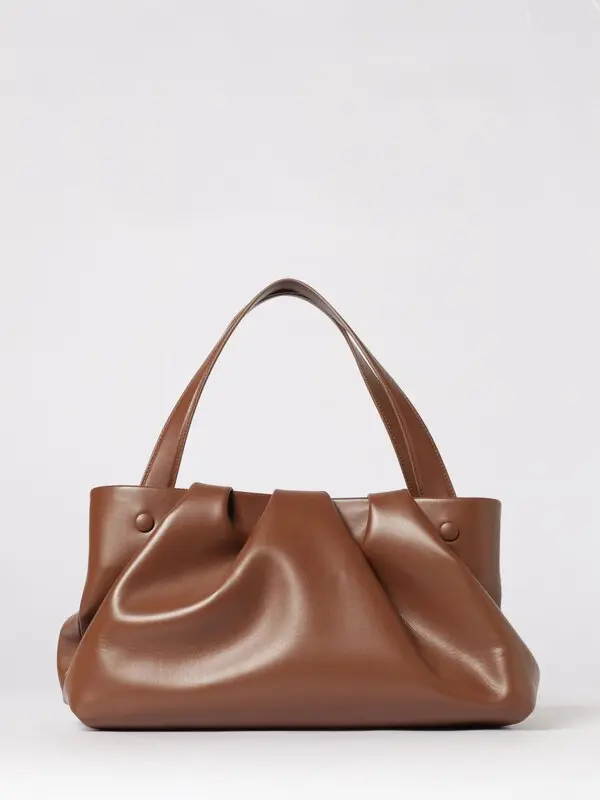 THEMOIRE Ruched Top Handle Bag