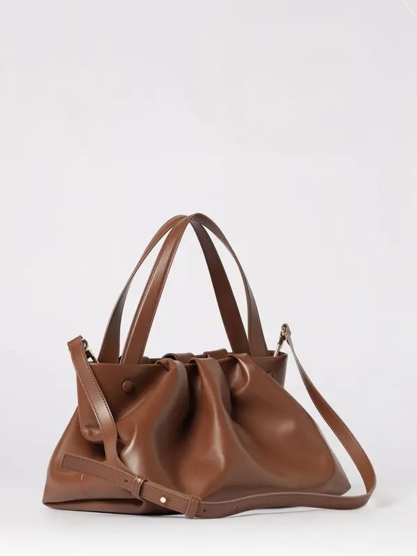 THEMOIRE Ruched Top Handle Bag