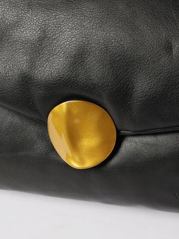 VIC MATIE Nappa Leather Shoulder Bag - Black
