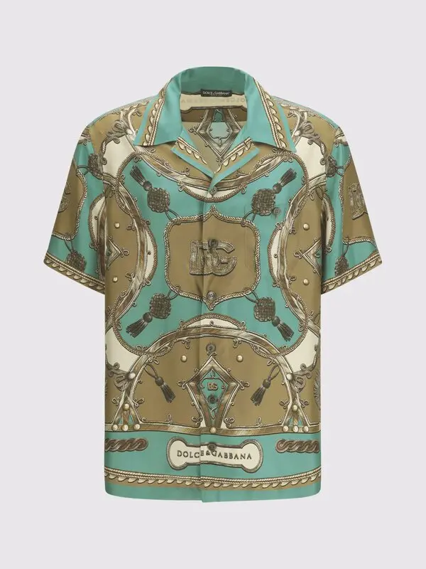 Dolce & Gabbana Printed Silk Shirt