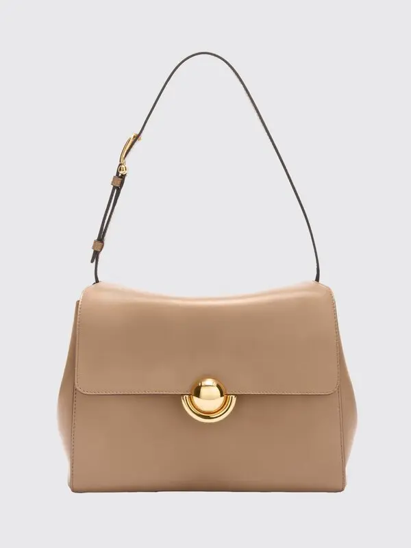 Furla Domus Leather Shoulder Bag - Camel