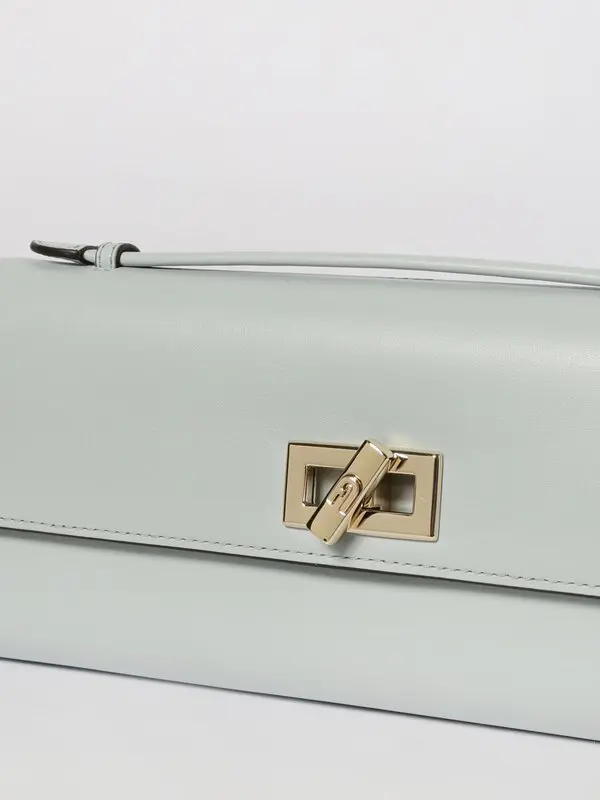 Furla Clutch With Turn Lock - Blue