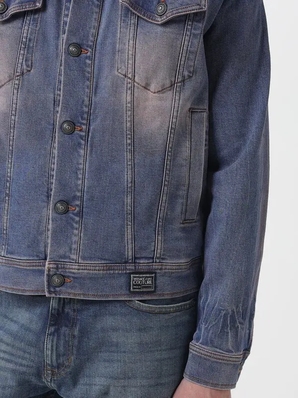 Versace Vintage Effect Denim Jacket