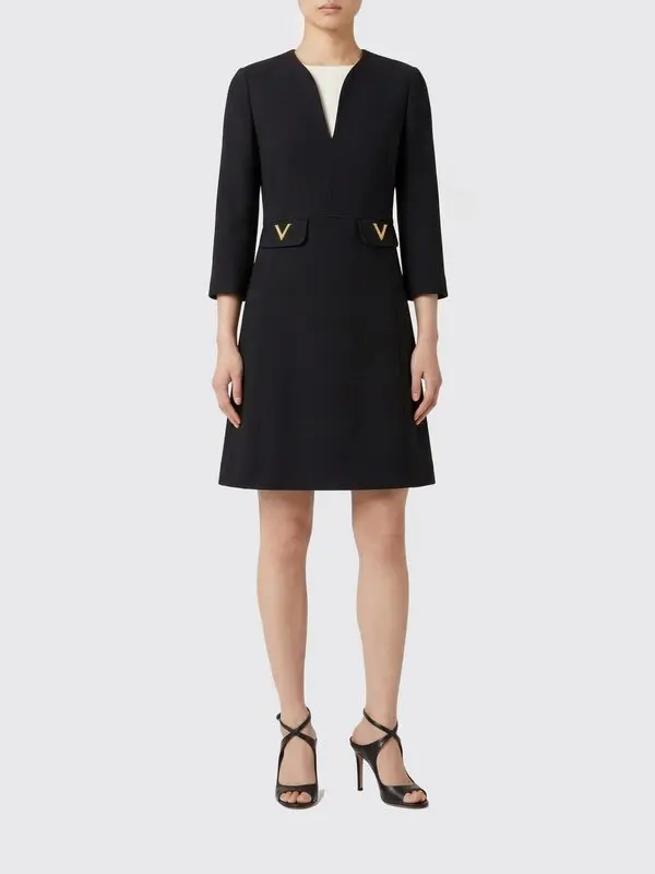 Valentino Garavani Virgin Wool And Silk Dress