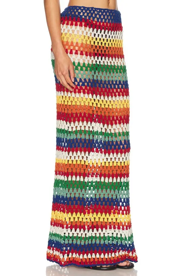 ALL THAT REMAINS Heavyweight Crochet Skirt