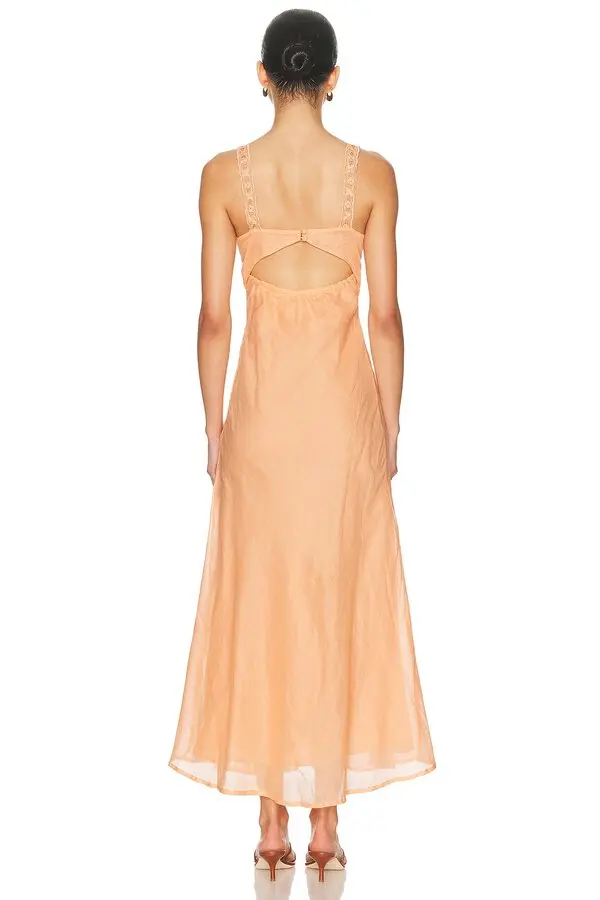 ALL THAT REMAINS Sophie Dress - Peach