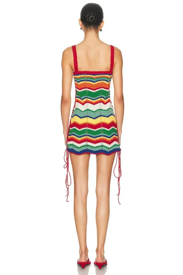 ALL THAT REMAINS Zephyr Crochet Mini Dress