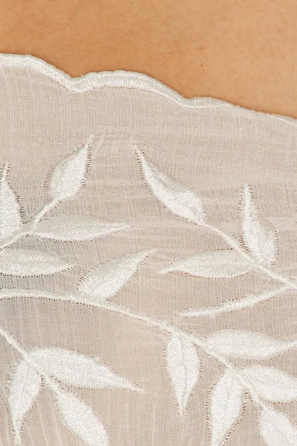 ALL THAT REMAINS Jenine Embroidered Dress - White