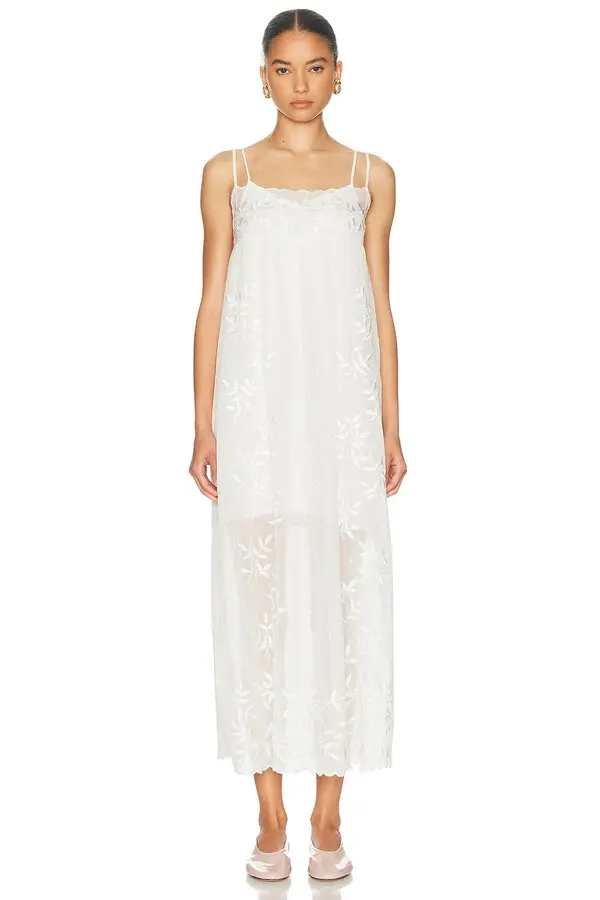 ALL THAT REMAINS Jenine Embroidered Dress