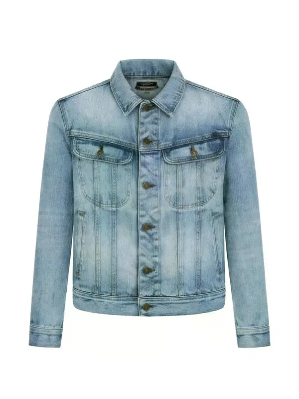 TOM FORD Button-fastening Denim Jacket - Blue