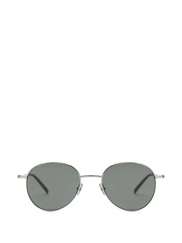 Saint Laurent Round Frame Sunglasses - Silver