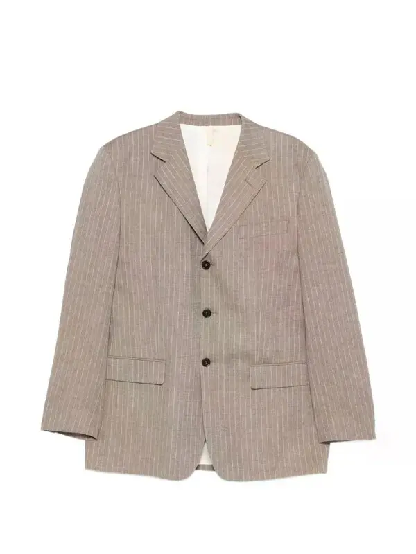 SUNFLOWER Show Pinstripe Blazer - Neutrals