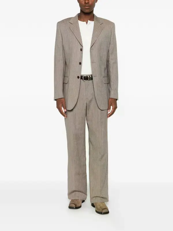 SUNFLOWER Show Pinstripe Blazer - Neutrals