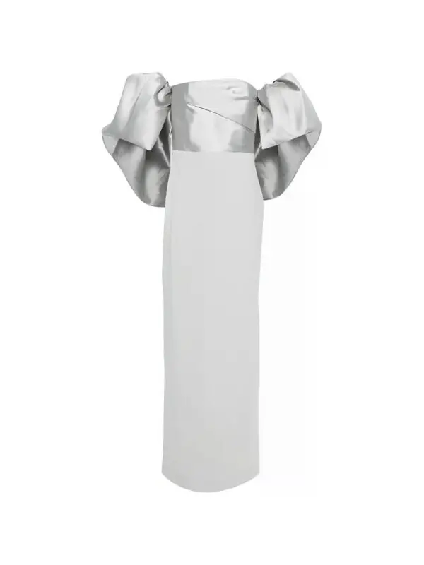 Solace London Floris Draped Maxi Dress