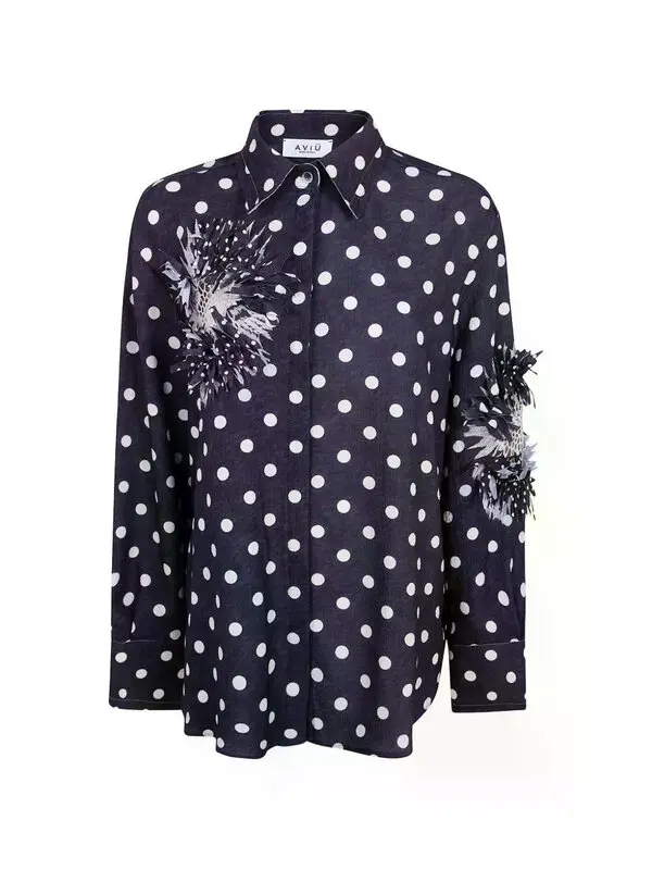 AVIU Polka-dot Print Shirt