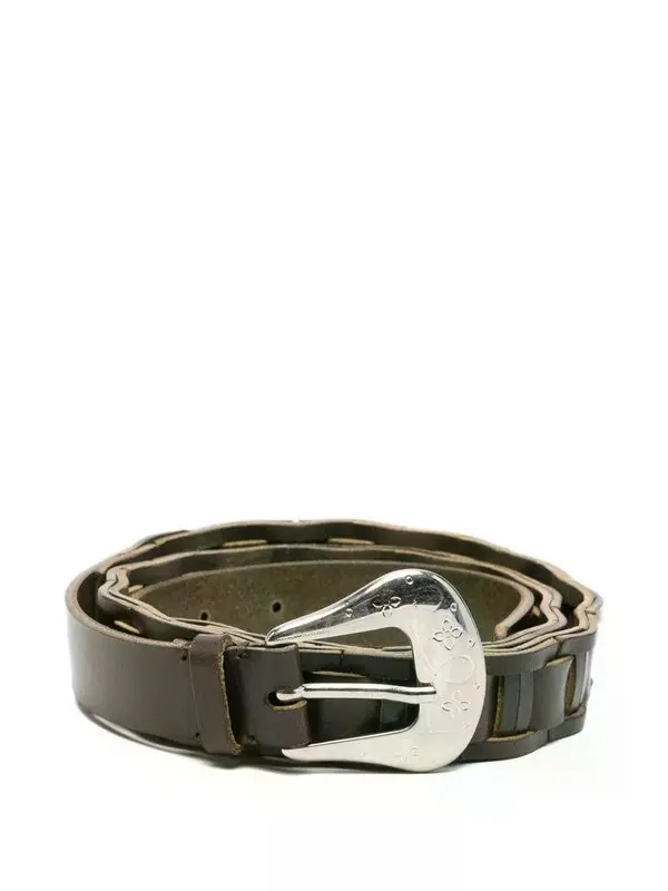 NAMACHEKO Braided-design Belt - Brown