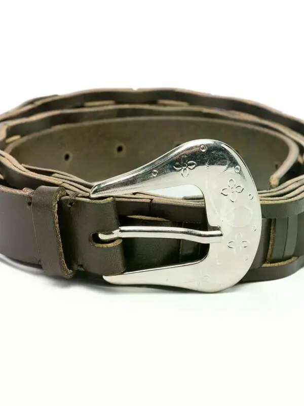 NAMACHEKO Braided Leather Belt