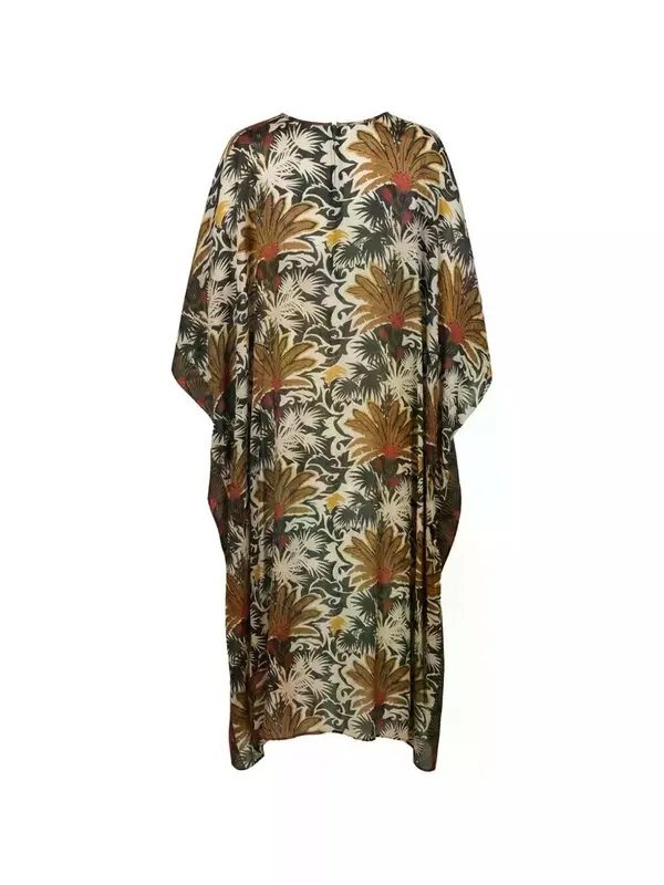 Anjuna Floral-print Drawstring Kaftan