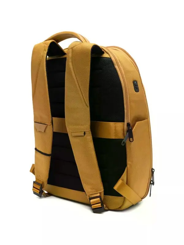 PIQUADRO Zip-up Backpack - Yellow